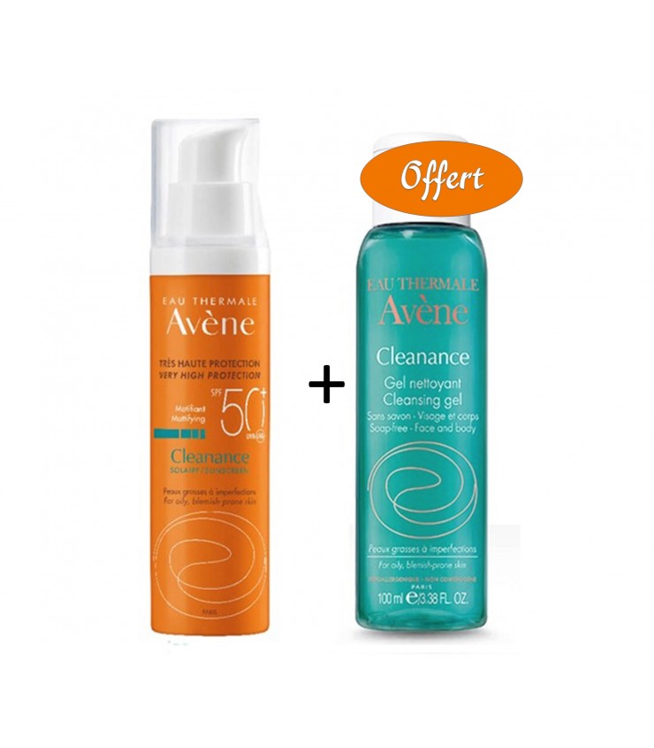 CLEANANCE SOLAIRE SPF 50+ 50ml + GEL NETTOYANT 100ml OFFERT ...